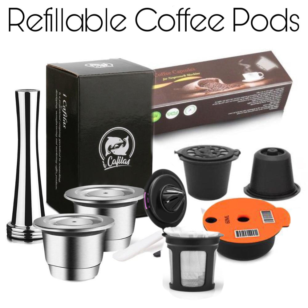 Reusable Coffee Pods | Refillable Coffee Capsules – The Happy House Store