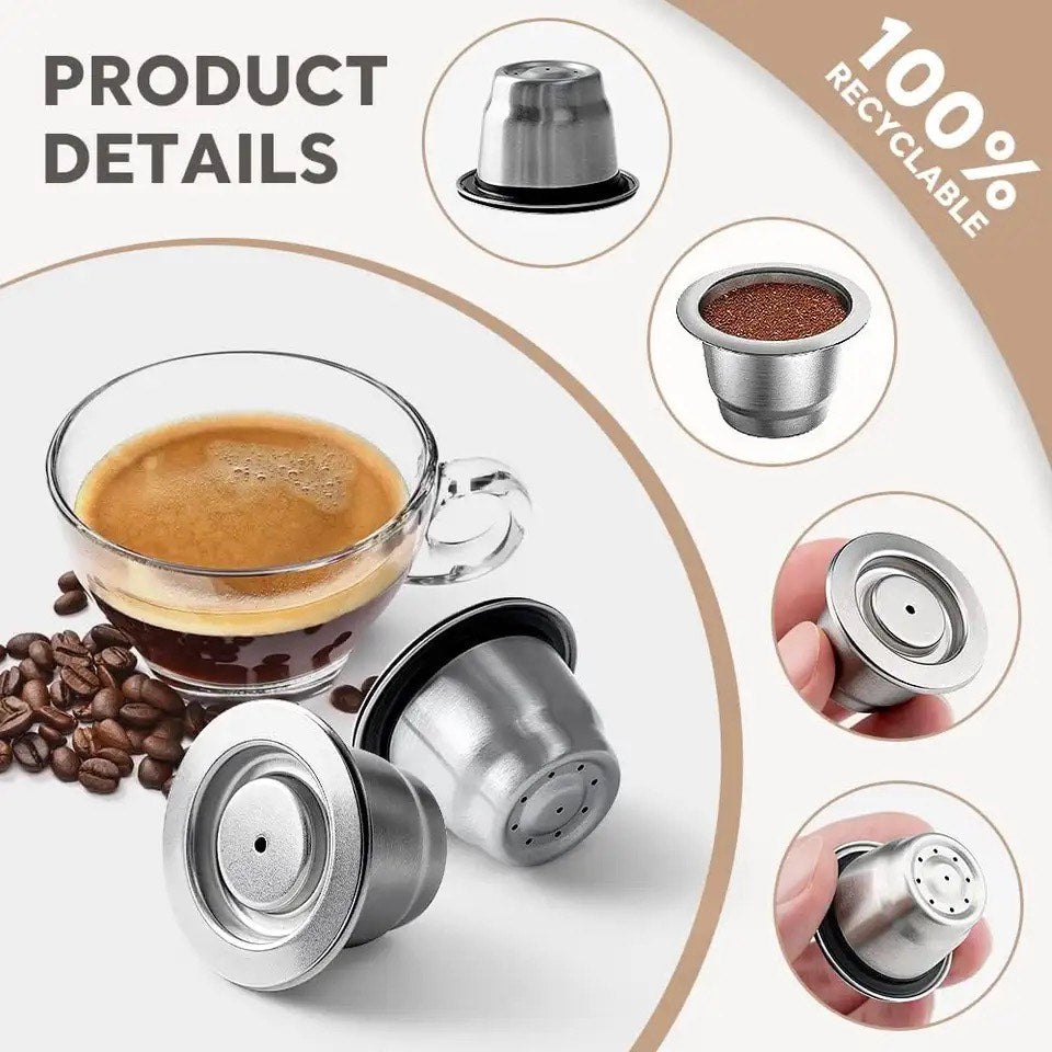 Brewing Sustainability: The Rise of Reusable Nespresso Capsules – The ...